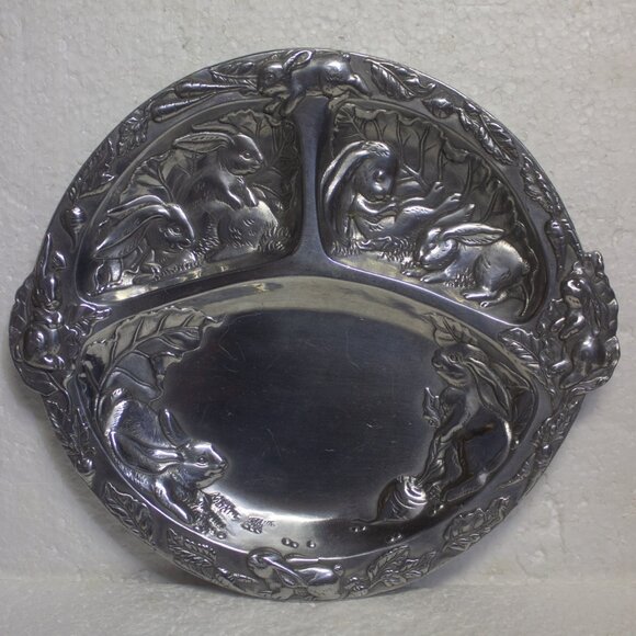 Arthur Court | Accents | Vintage Arthur Court Rabbit 3 Compartment ...